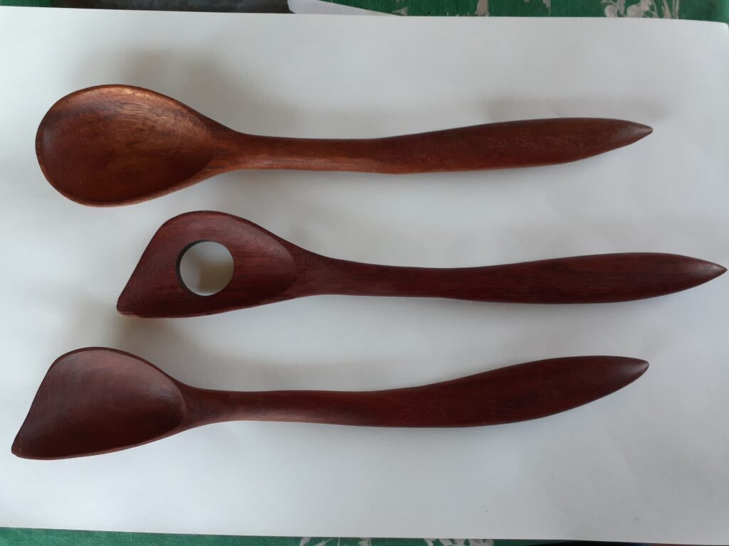 Custom Handmade Left Handed Wooden Completer Set